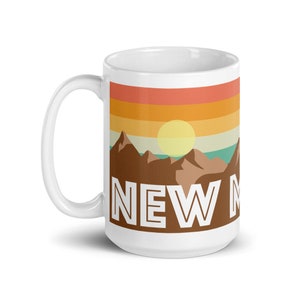 Retro New Mexico Coffee Mug | Perfect New Mexico Gift or New Mexico ...