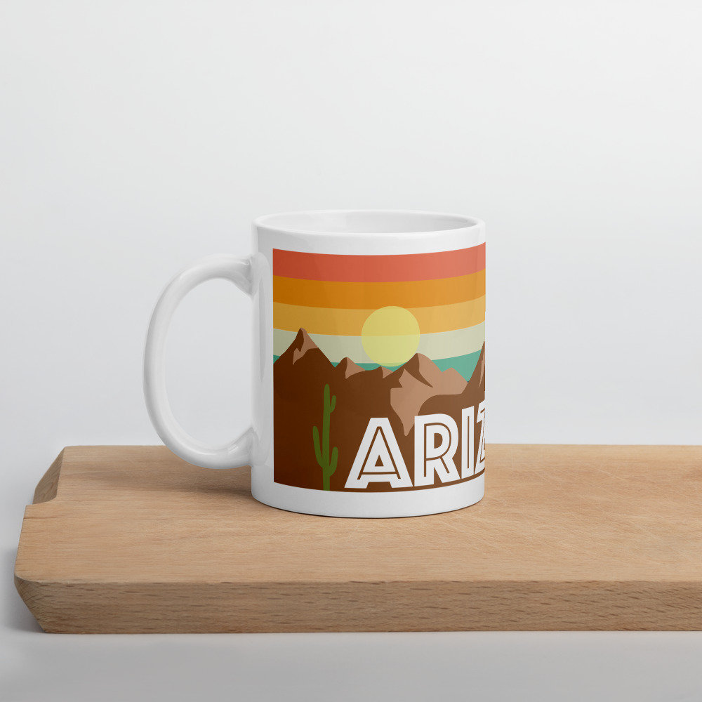 Retro Arizona Coffee Mug Perfect Arizona Gift or Arizona - Etsy