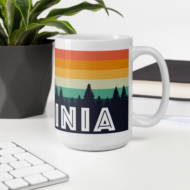 Virginia Mug Virginia Beach Coffee Mug Richmond Virginia Gift or ...