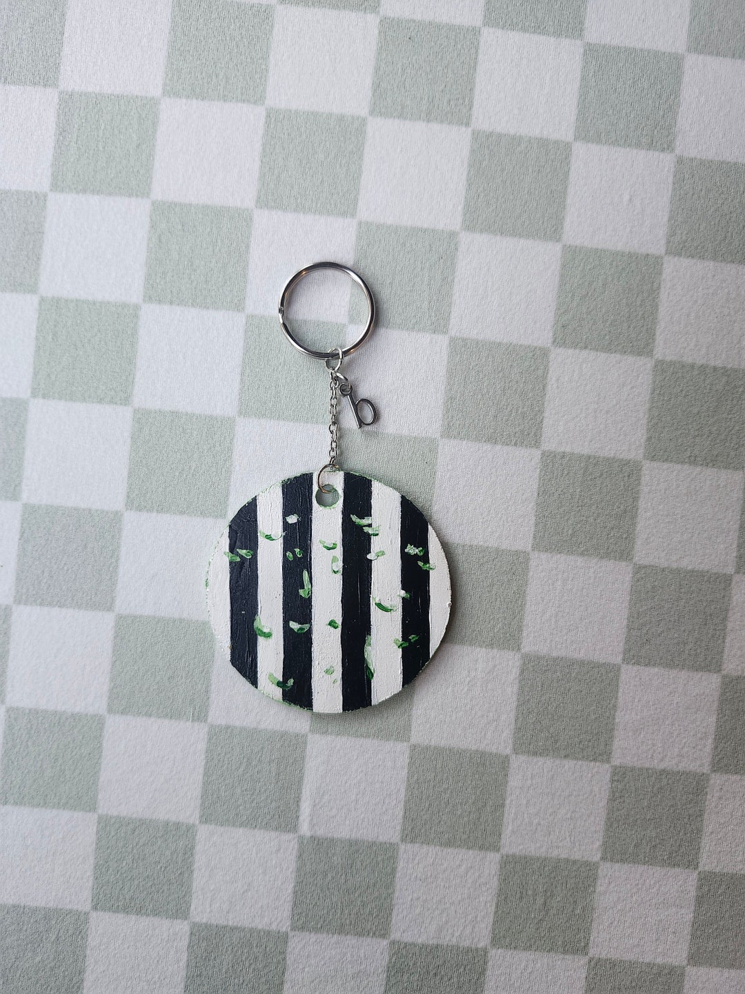 Inspired "strange and Unusual" Keychain | Handpainted Accessory - Etsy