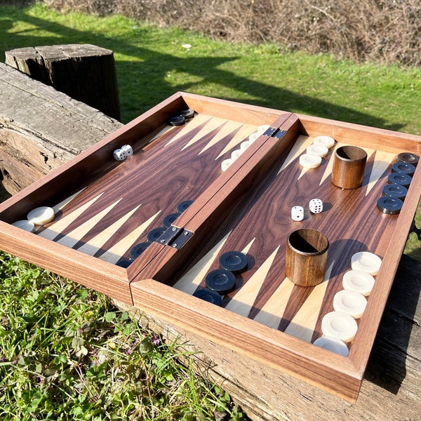 Antique Backgammon Set - Etsy