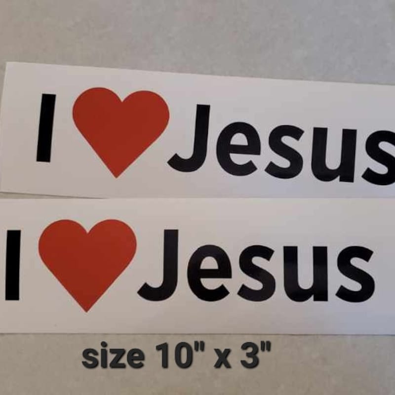 Christian Bumper Sticker - Etsy