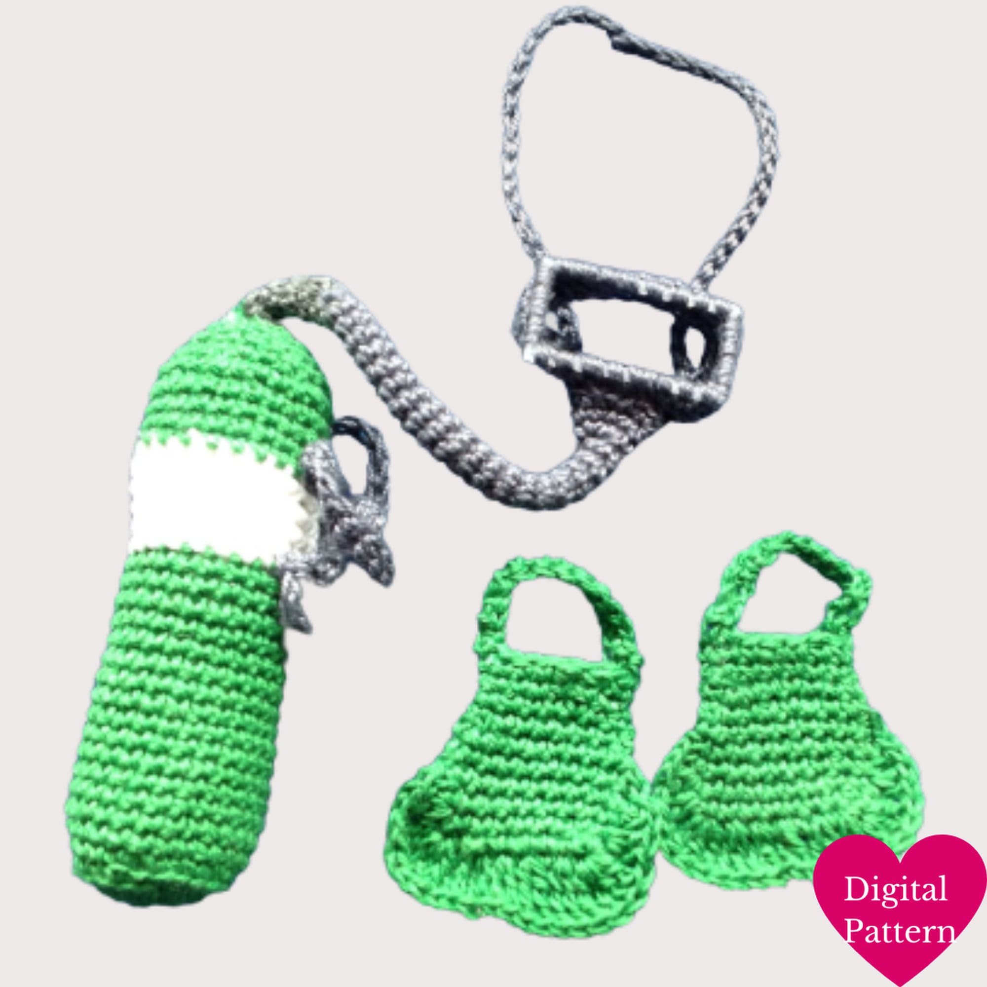 Doll Scuba Diver Play Set, Crocheted PATTERN Scuba Gear Play Set for ...