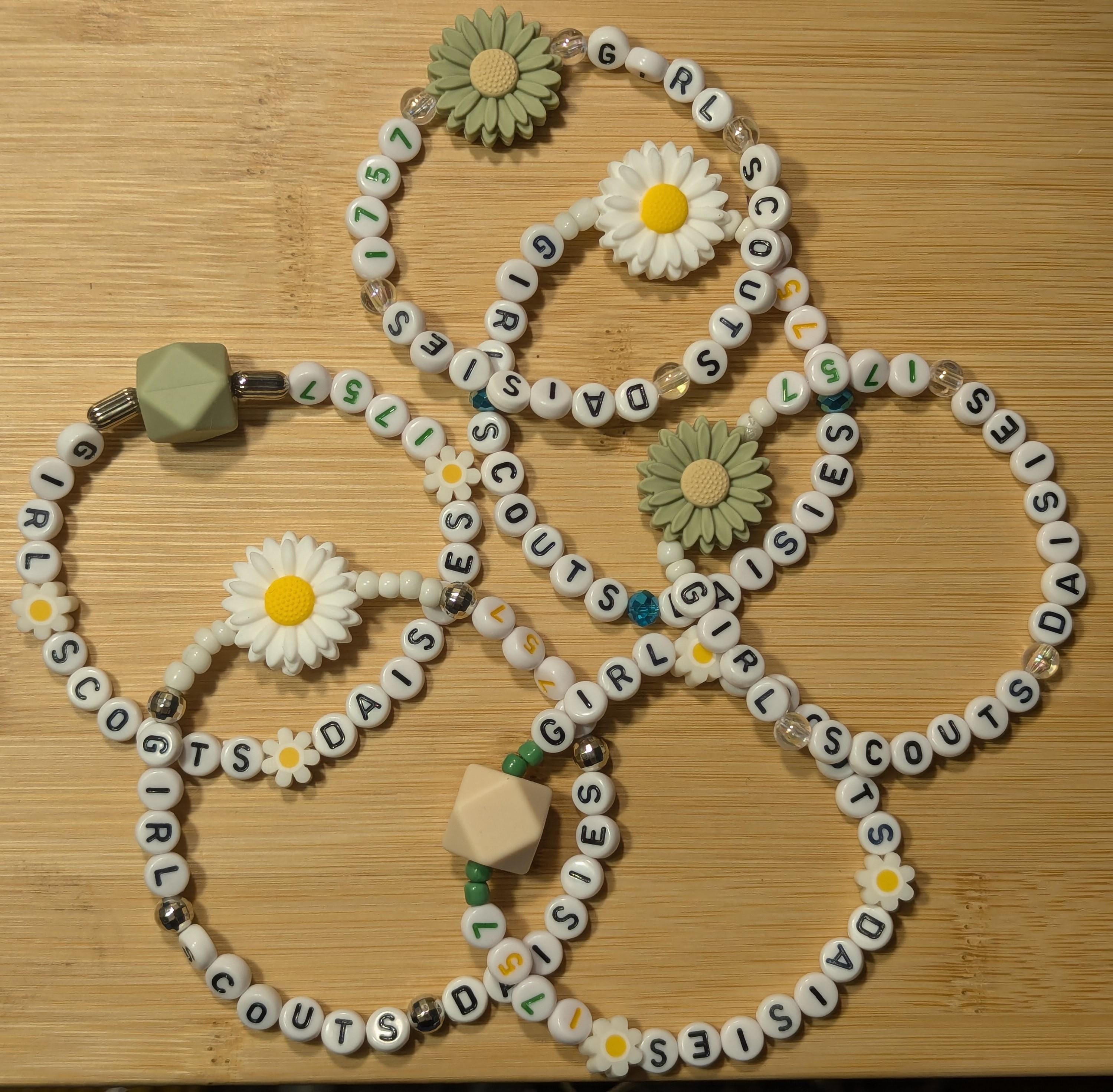 Custom Girl Scout Friendship Bracelets – Personalized by Level & Troop ...