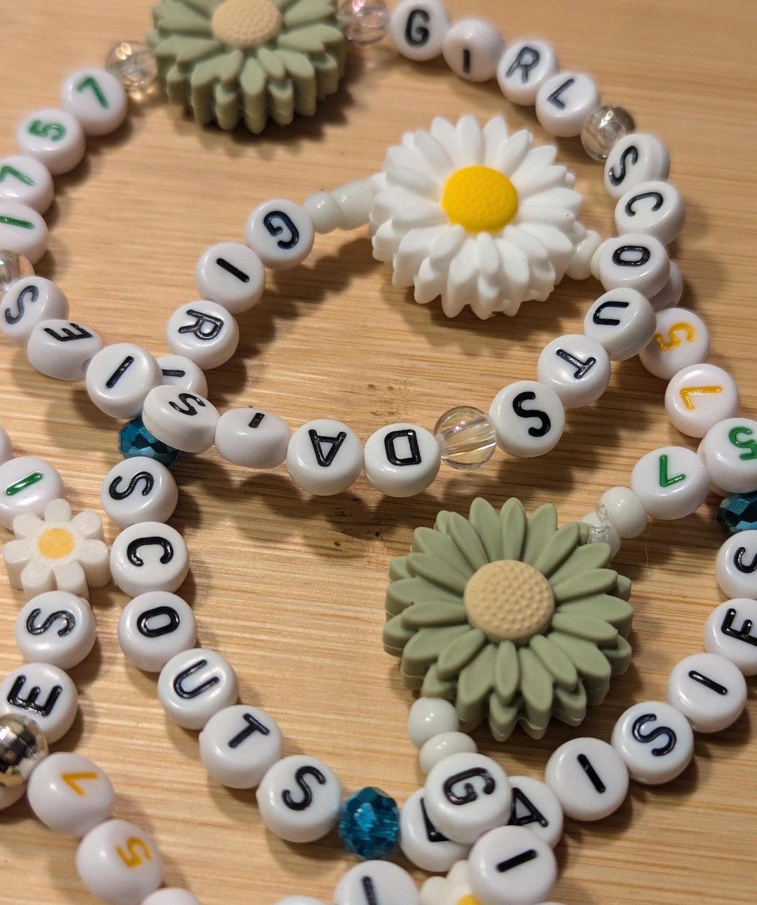 Custom Girl Scout Friendship Bracelets – Personalized by Level & Troop ...