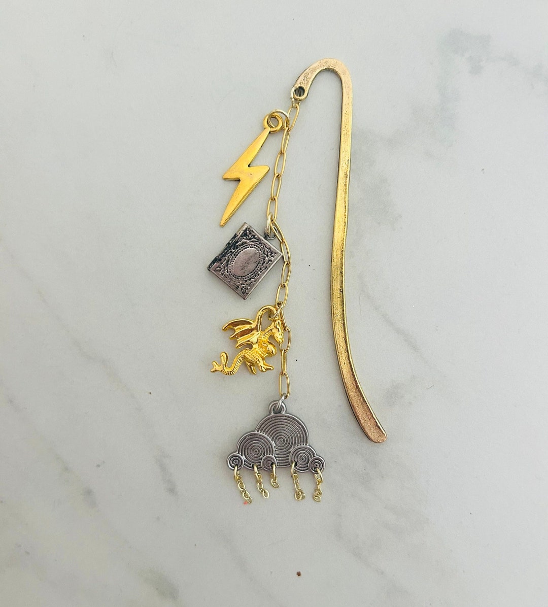 Fantasy Bookmark Hook Dragon Bookmark Booktok Lovers Gift Custom Book ...