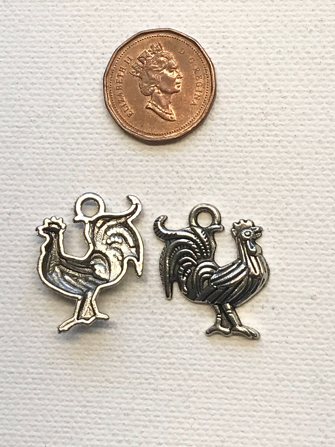 Antique Silver/bronze Rooster Charm Rooster Pendant up to 8 - Etsy