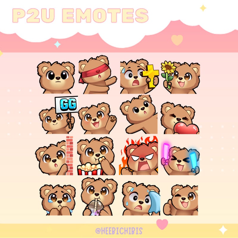 Chibi Teddy Bears - Etsy