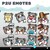 25 Blue Merle Border Collie Twitch Emotes in 2 Eye Colors Pack 1 - Etsy