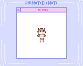 Otter | Animated Wiggle Dance Emote for Twitch, Discord and Youtube | 2 ...