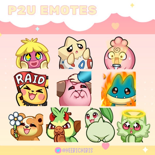 Pikmin emotes - Etsy.de