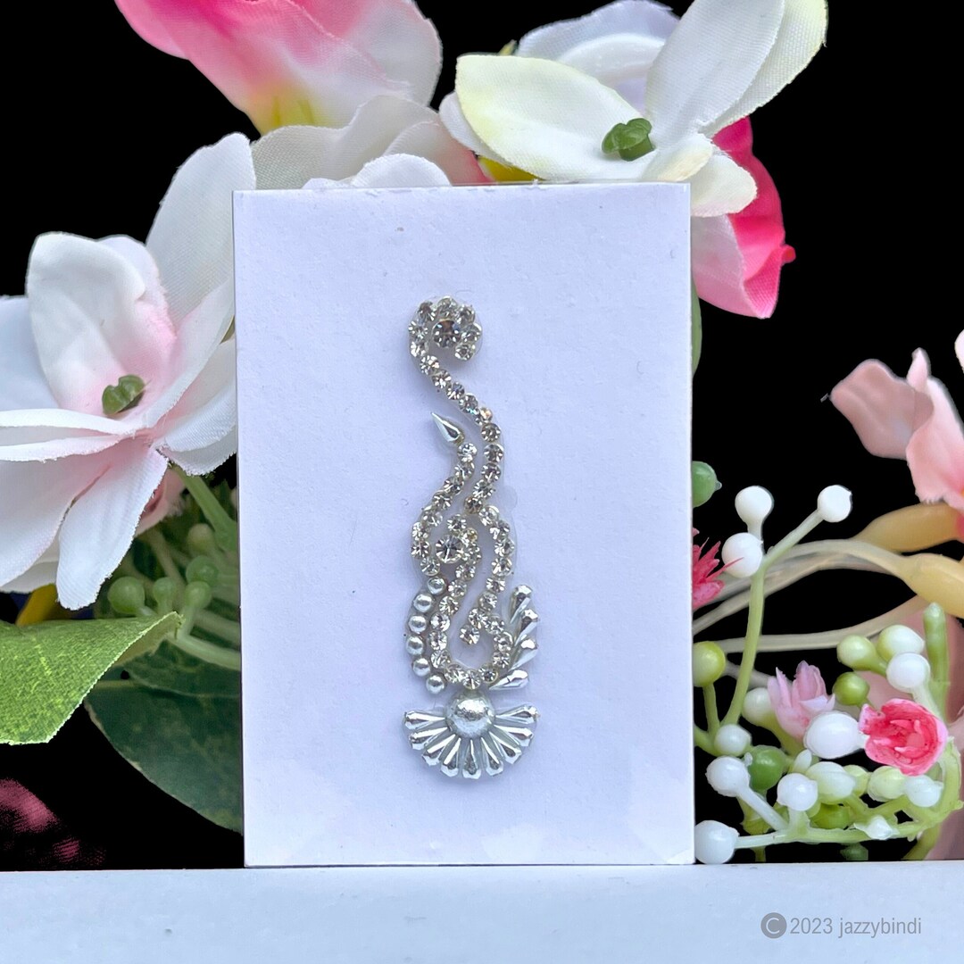 Peacock Design Swarovski Crystal Bindi / Swarovski Crystal Face Gems ...