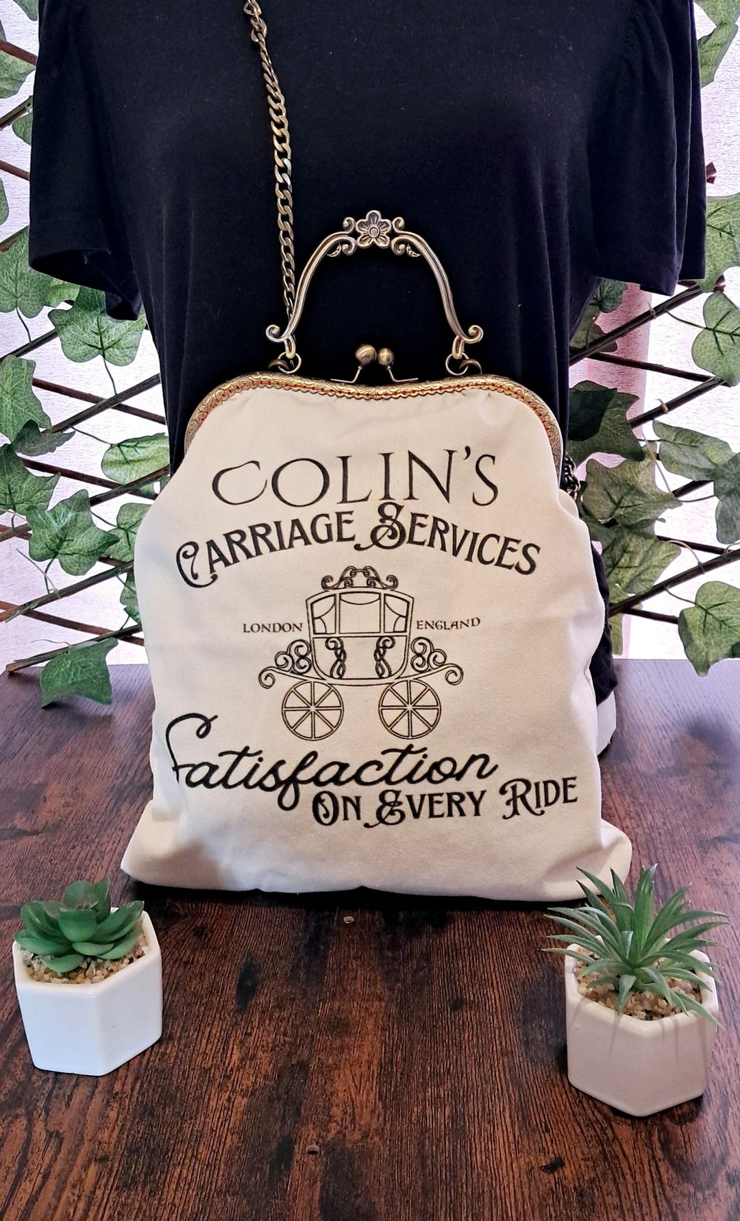 Mr. Bridgerton Carriage Scene Inspired Handmade Bag - Etsy