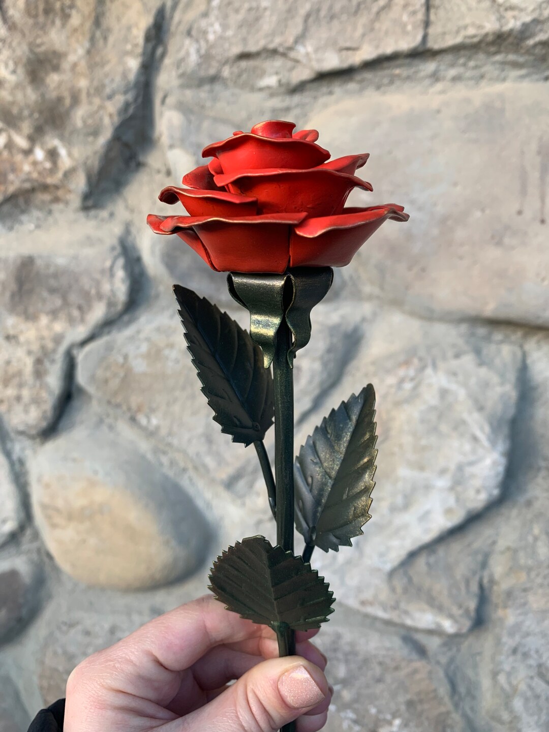 A Forged Flower for Your Loved One - Etsy