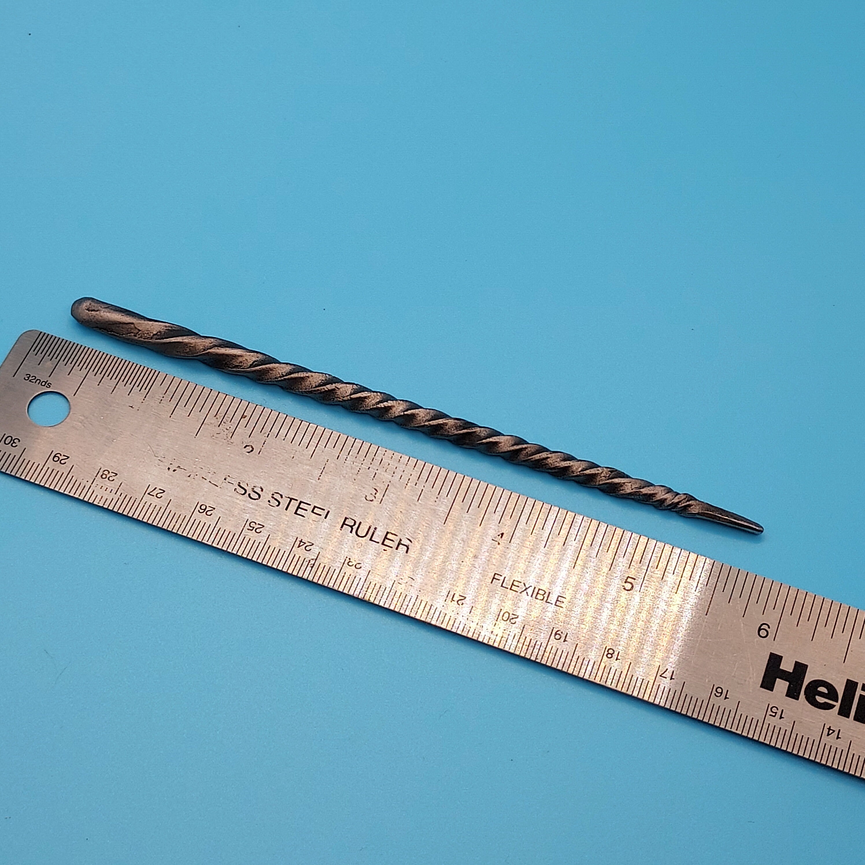 Hand Forged Hair Pin - Etsy