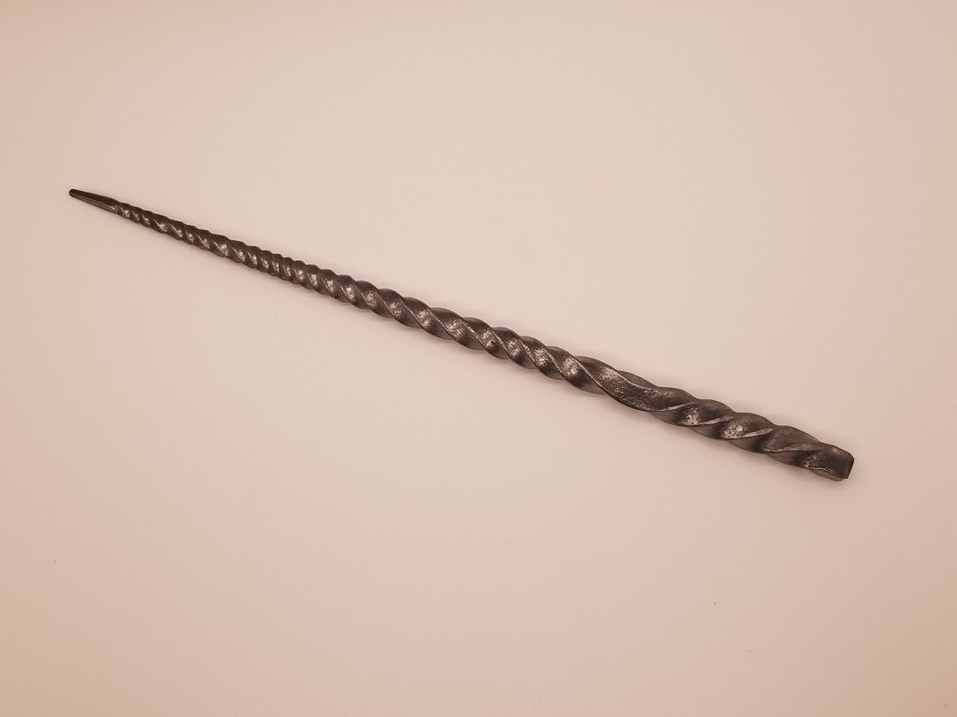 Hand Forged Iron Wand - Etsy