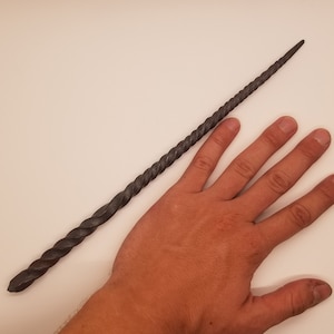 Hand Forged Iron Wand - Etsy