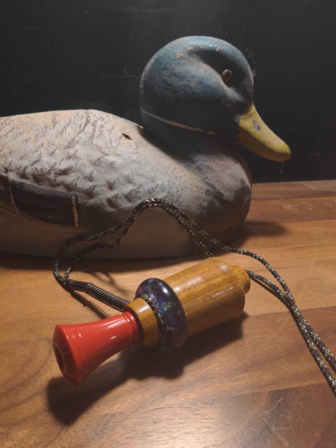 Duck Call. Timber Double Reed. Mallard Hen Call. Epoxy Resin. Wood ...