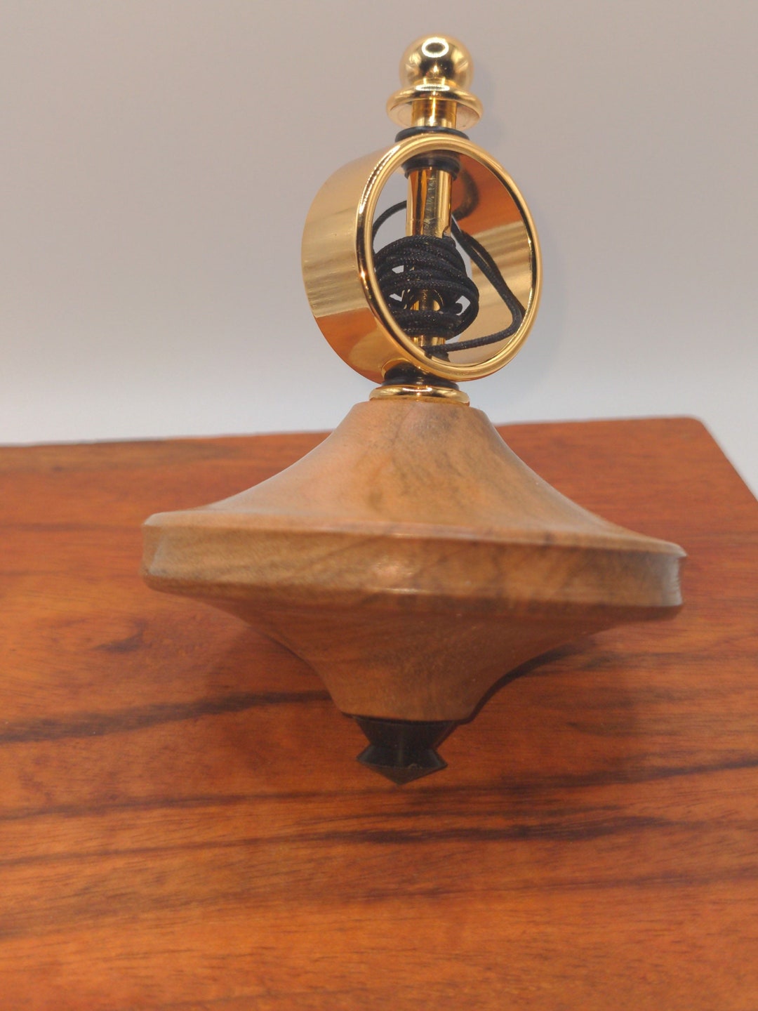 Spinning Top. Ball Bearing. Beechwood. Toys. Peonza. Pull - Etsy