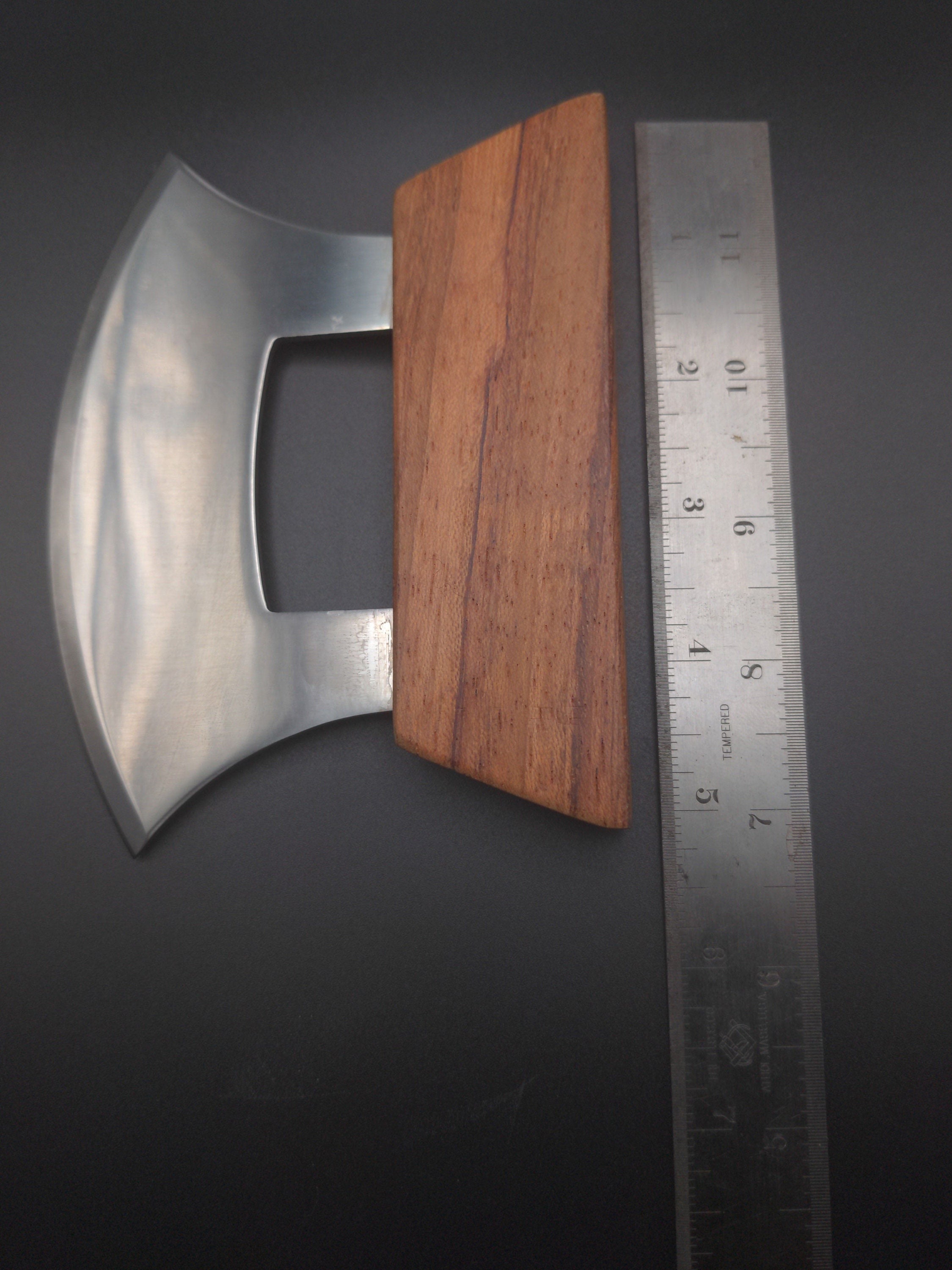 Ulu Knife. Alaskan Ulu Chopping Blade. Handmade Handle. - Etsy