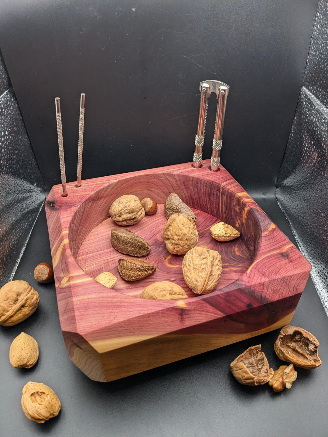 Nut Cracker Station. Nut Peanuts Bowl Dish. Pretty Cedar. Old School ...
