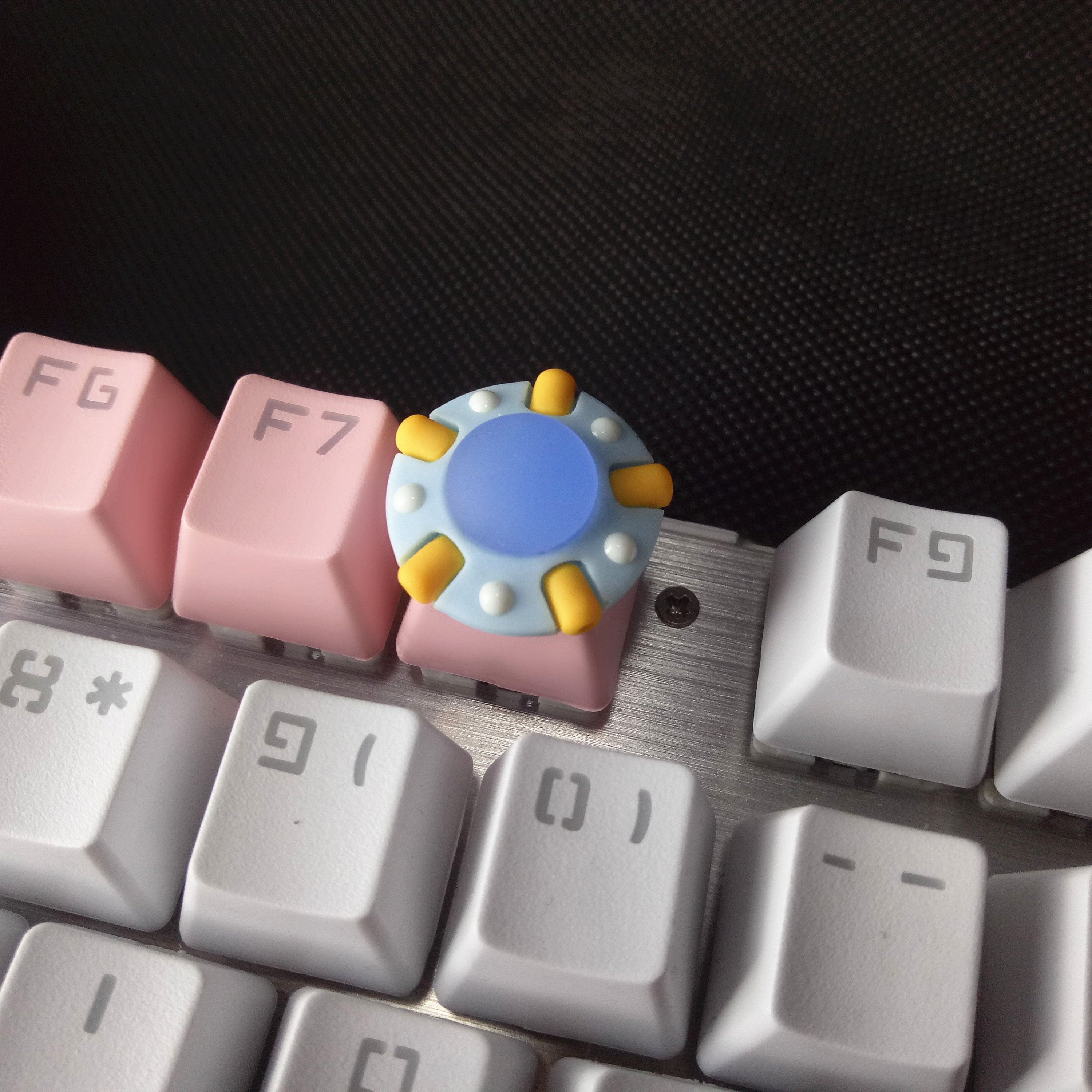 Pink space theme keycap set customizable color OEM cherry MX | Etsy