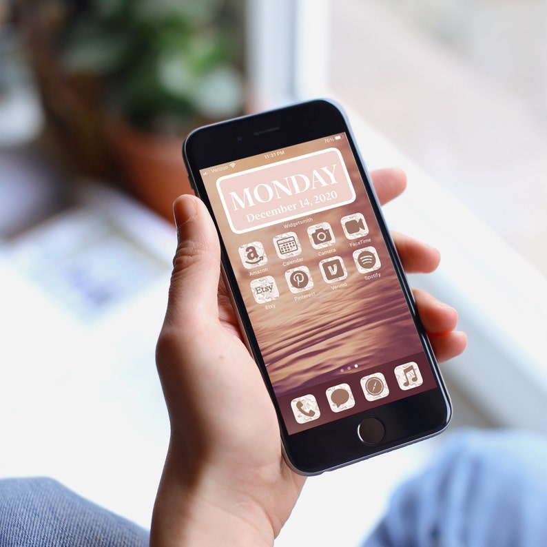 App Icons Rose Gold Marble IOS 14 App Covers IOS 14 Widgets 100 ...