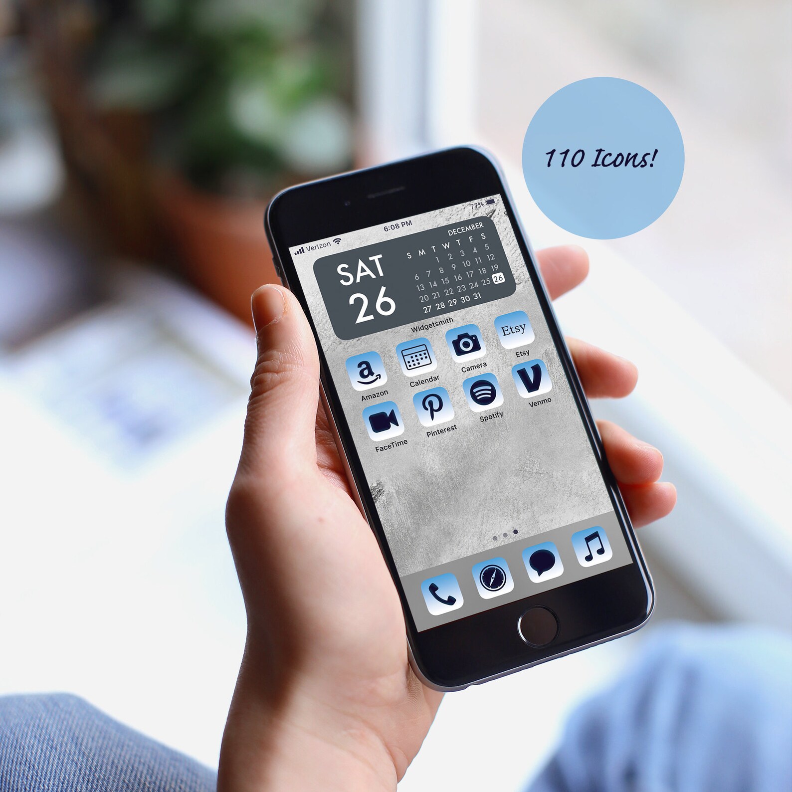App Icons Sky Blue Gradient - IOS 14 App Covers - IOS 14 Widgets - 100 ...