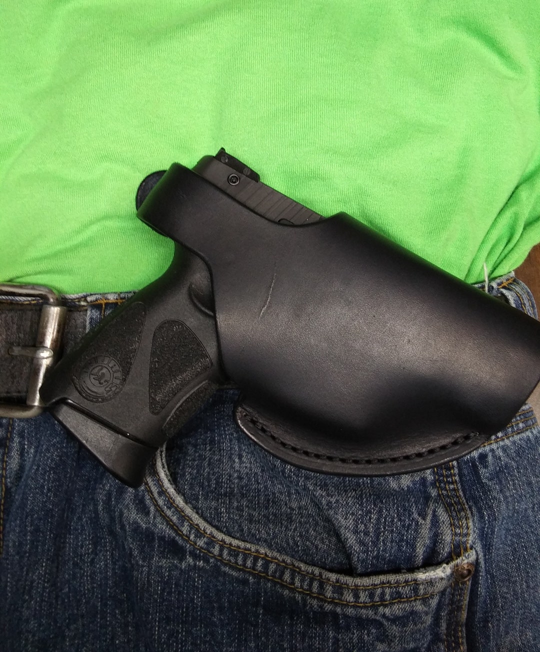 PT111 G2, G2c, G3c, Cross Draw Holster, Leather Thumb Break, Right Hand ...