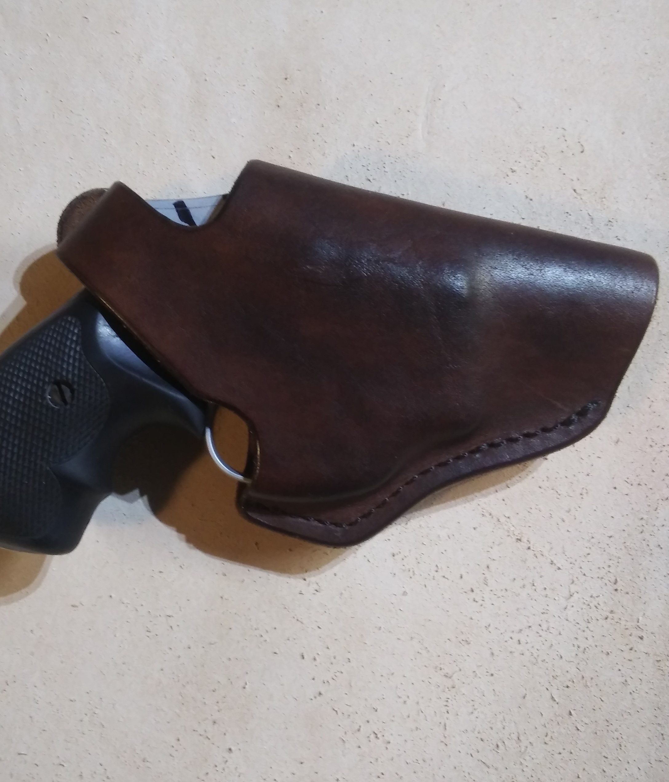 Smith & Wesson 642 Cross Draw Holster, Right Hand Draw, Leather Thumb ...