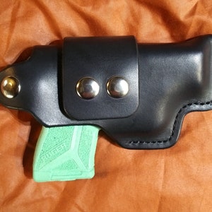 Ruger LCP2, LCPII Cross Draw Driving Holster, Leather Thumb Break ...