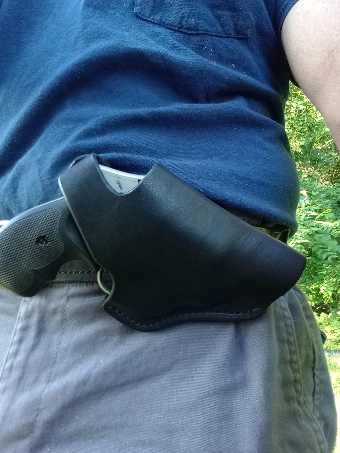 Smith & Wesson 642 Cross Draw Holster, Right Hand Draw, Leather Thumb ...