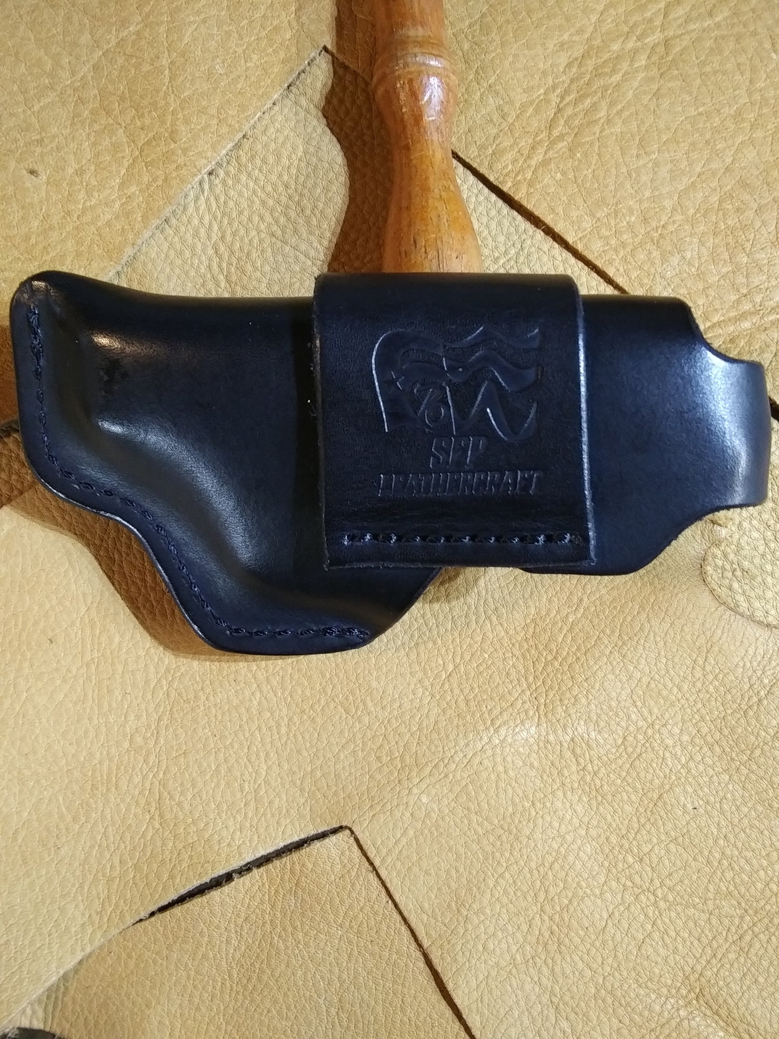 Ruger LCP Cross Draw Driving Holster, Leather Thumb Break, Right Hand ...