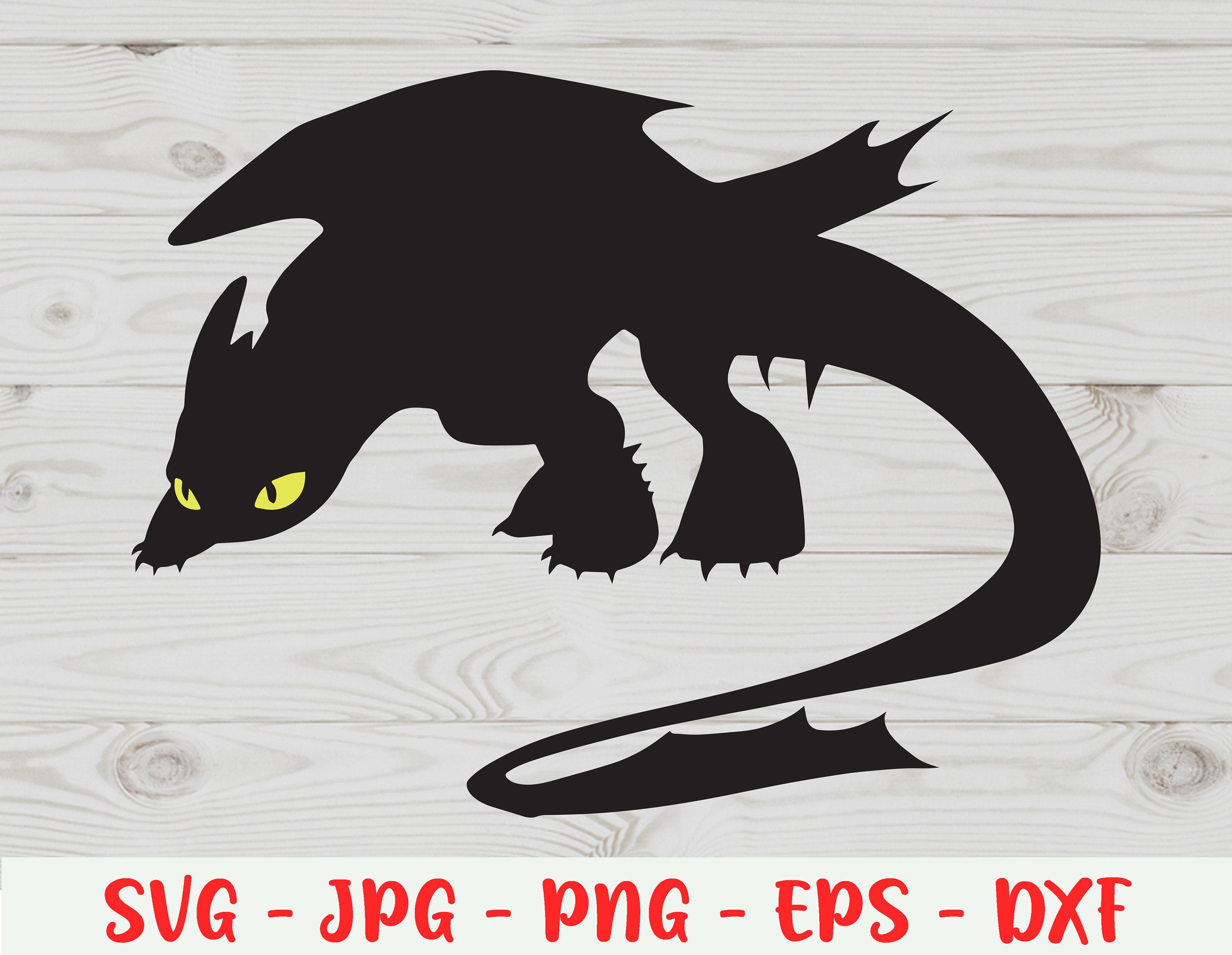 Toothless svg How to Train Your Dragon svg Toothless | Etsy