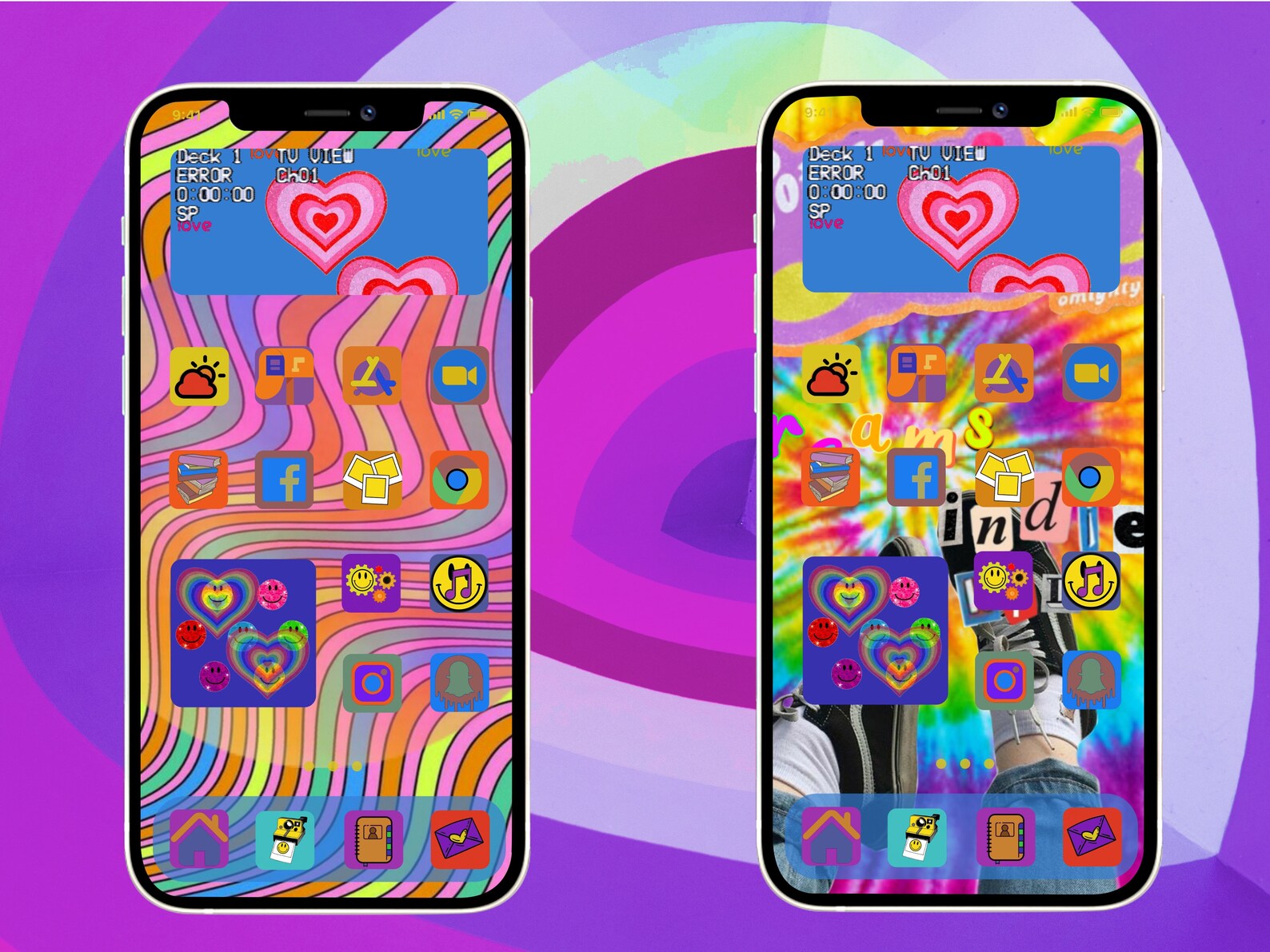 Indie Ios 14 Icons Pack Theme Pack Retro Icons Ios 14 App | Etsy