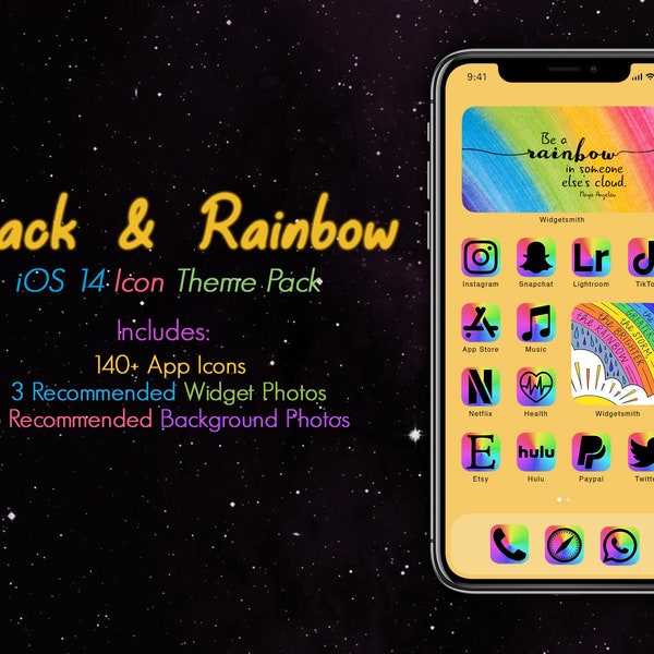 Neon App Icons - Etsy
