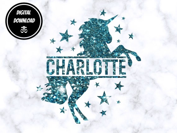 Blue Glitter Unicorn Vector Unicorn Head Svg Unicorn Split | Etsy