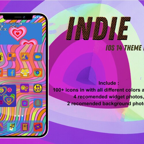 Indie Ios 14 Icons Pack - Etsy
