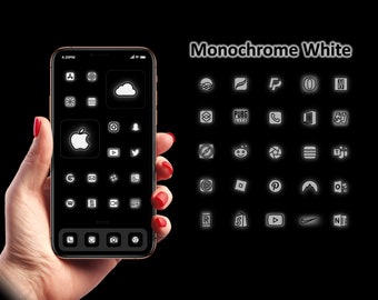 Monochrome App Icon - Etsy