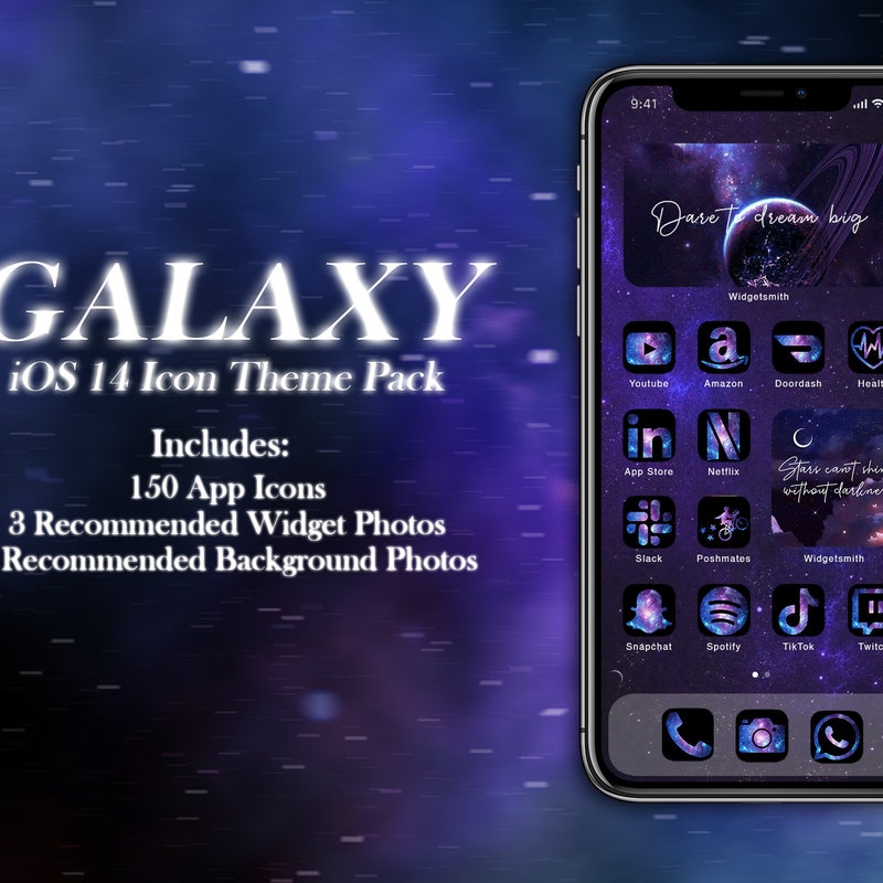 Galaxy App Icons - Etsy
