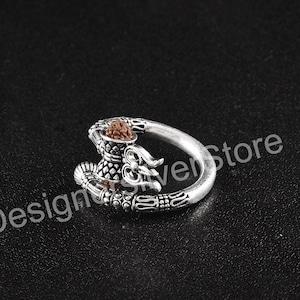Buy Vintage Customized Design Shiva Trident Trishul Ring,925 Sterling ...