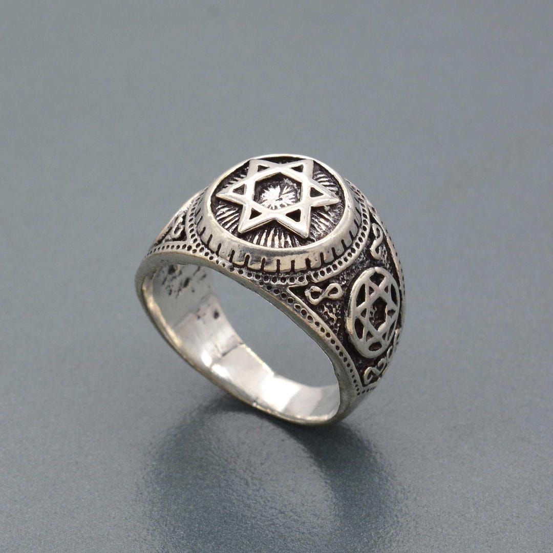 Star of David Ring. Jewish Star Ring Star Ring Jewelry. Archangels ...