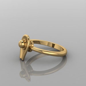 Sterling Silver Shiva Lingam Trident Ring: Hindu God Jewelry - Etsy