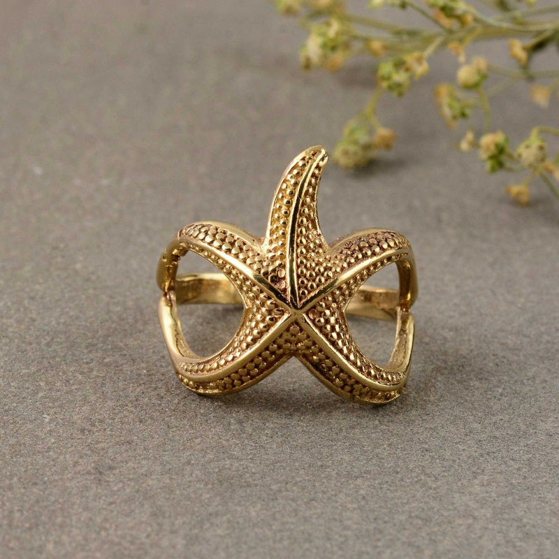 Starfish Ring - Etsy