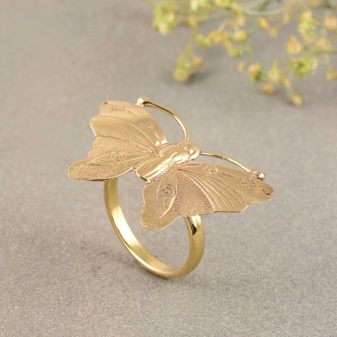 Butterfly Ring, 925 Silver Butterfly Ring, Oxidized Ring, Silver ...