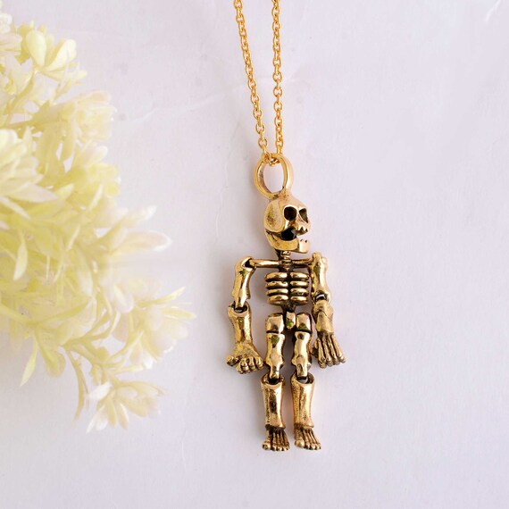 Small Gold Skeleton {Decorating Early Is Always The Best Idea}