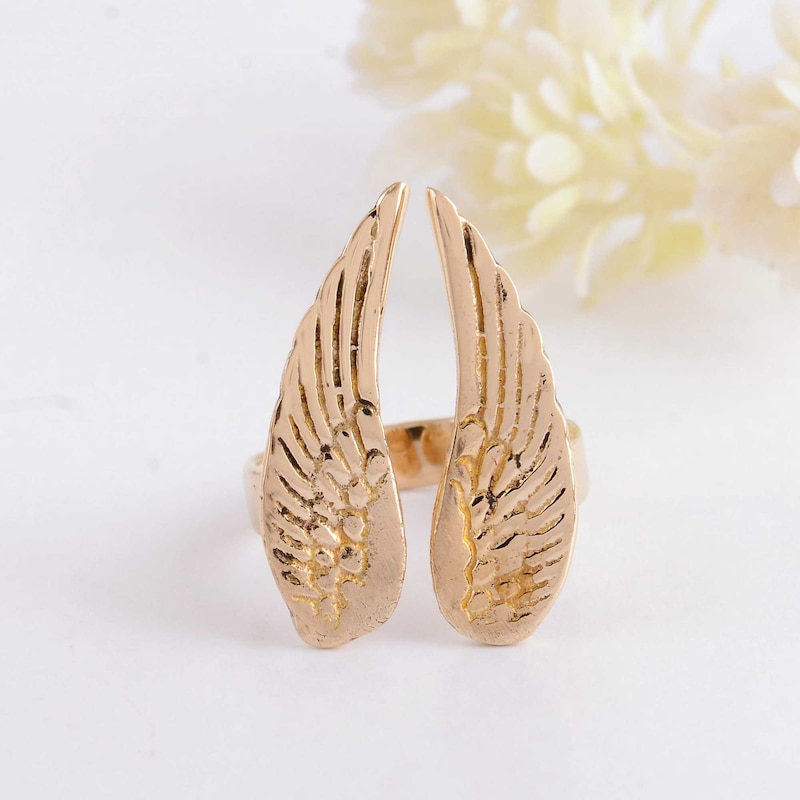 Angel Wings Ring - Etsy