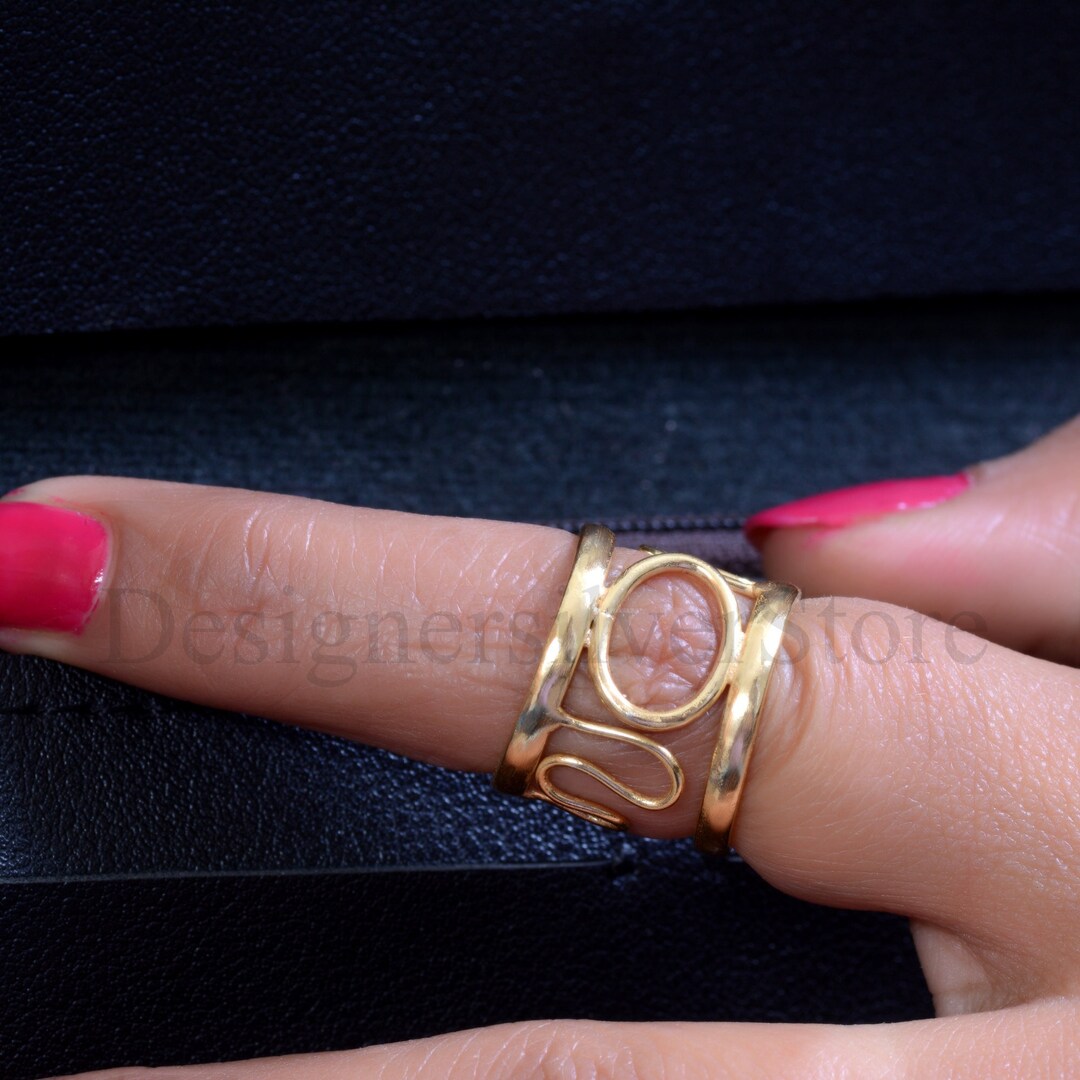 Sterling Silver Splint Ring for PIP or DIP Joint, Splint Knuckle, Swan ...