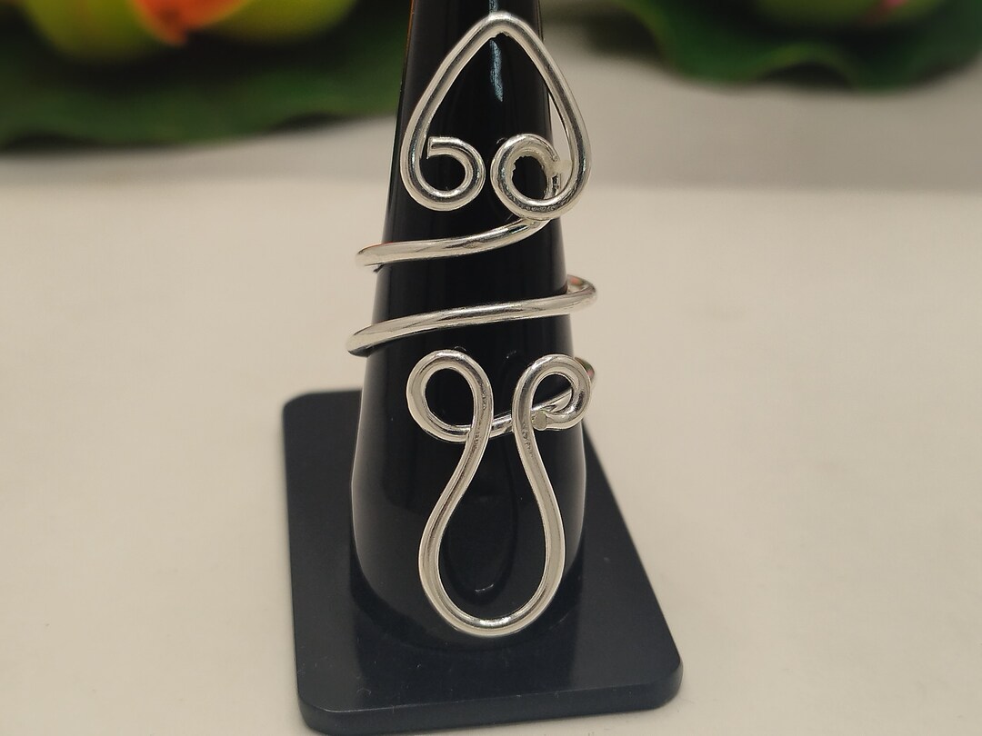 Trigger Finger Rings, 18k Gold Fill, Silver Ring, Geometric Ring, EDS ...