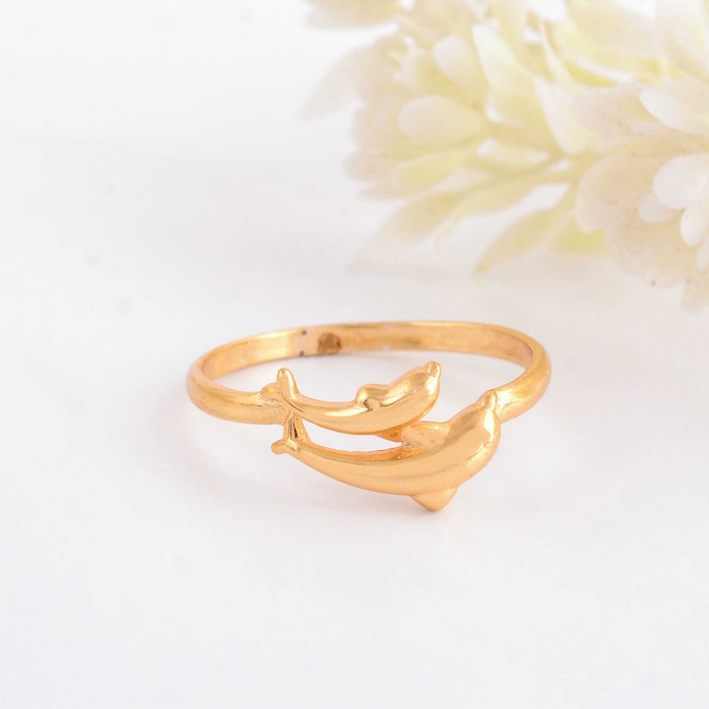 Dolphin Ring - Etsy